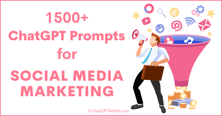 1500+ ChatGPT Prompts for Social Media Marketing: The Game-Changing ...