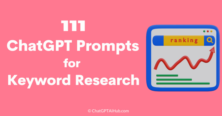 111 Awesome ChatGPT Prompts for Keyword Research - Step Up Your Content ...