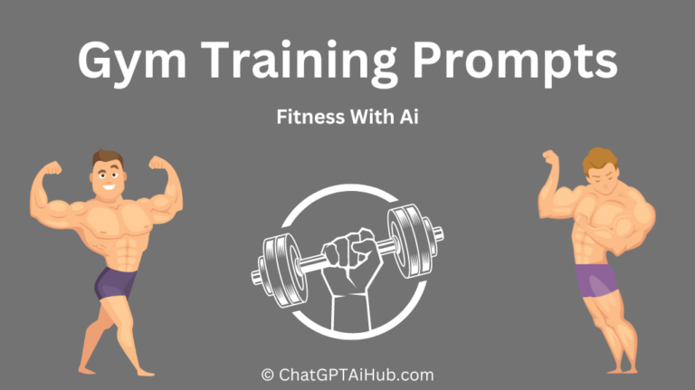 105 Effective ChatGPT Prompts for Gym Training - Maximizing Fitness ...