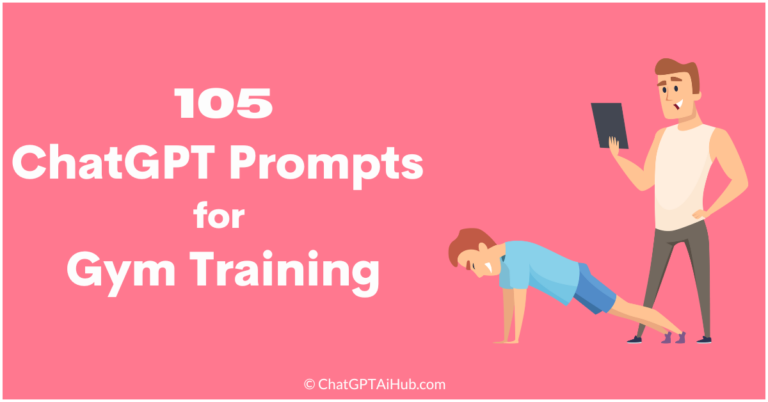 105 Effective ChatGPT Prompts for Gym Training - Maximizing Fitness ...
