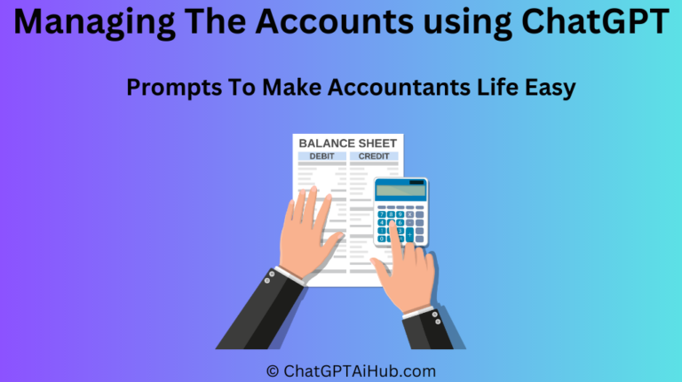 81 Uniquely Tailored ChatGPT Prompts for Accountants - Charting the ...