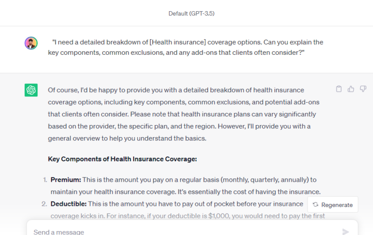 155 Impactful ChatGPT Prompts for Insurance Agents - Fueling Excellence ...