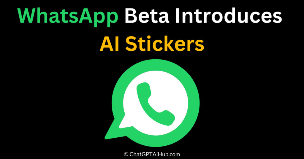 WhatsApp Beta Introduces AI Stickers - Create Playful Art with Words ...